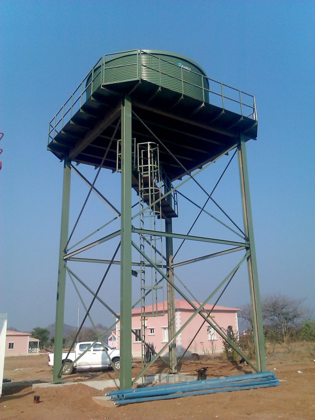 Tanques para água potável (Angola) - ILURCO Depósitos Metálicos